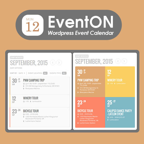  DOWNLOAD EventOn WordPress Event Calendar Plugin 4 3 4 ThemePlugin Org
