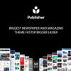 🥇[DOWNLOAD] Publisher – Newspaper Magazine AMP 7.11.0 ThemePlugin.Org